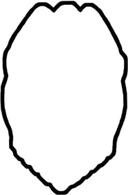 Strong Badge Cutout Number 1822